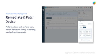 Automated patch management in Freshservice | PPT