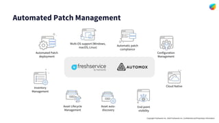 Automated patch management in Freshservice | PPT
