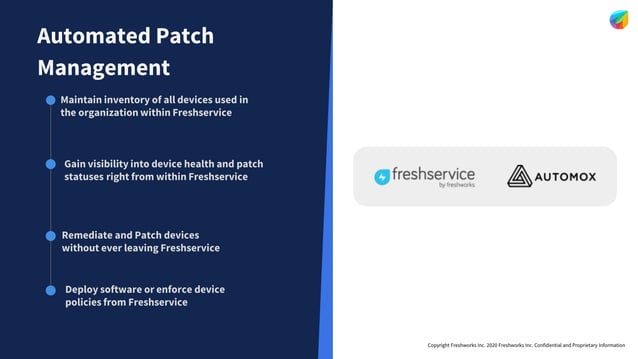 Automated patch management in Freshservice | PPT