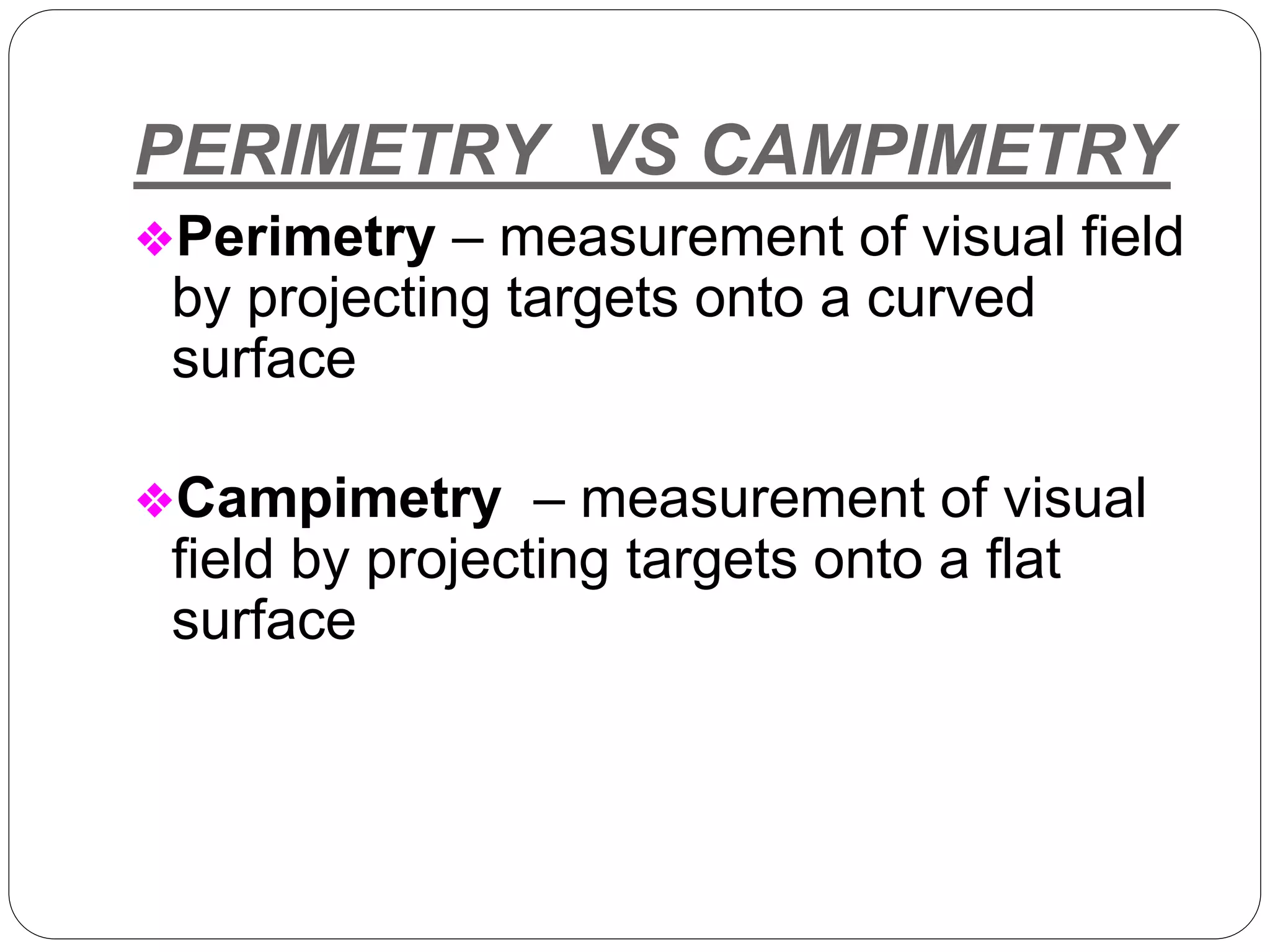 Automated perimetry | PPTX
