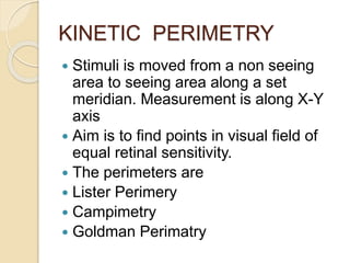 Automated perimetry | PPTX