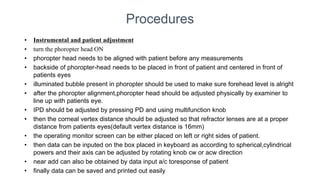 Automated phoropter | PPTX