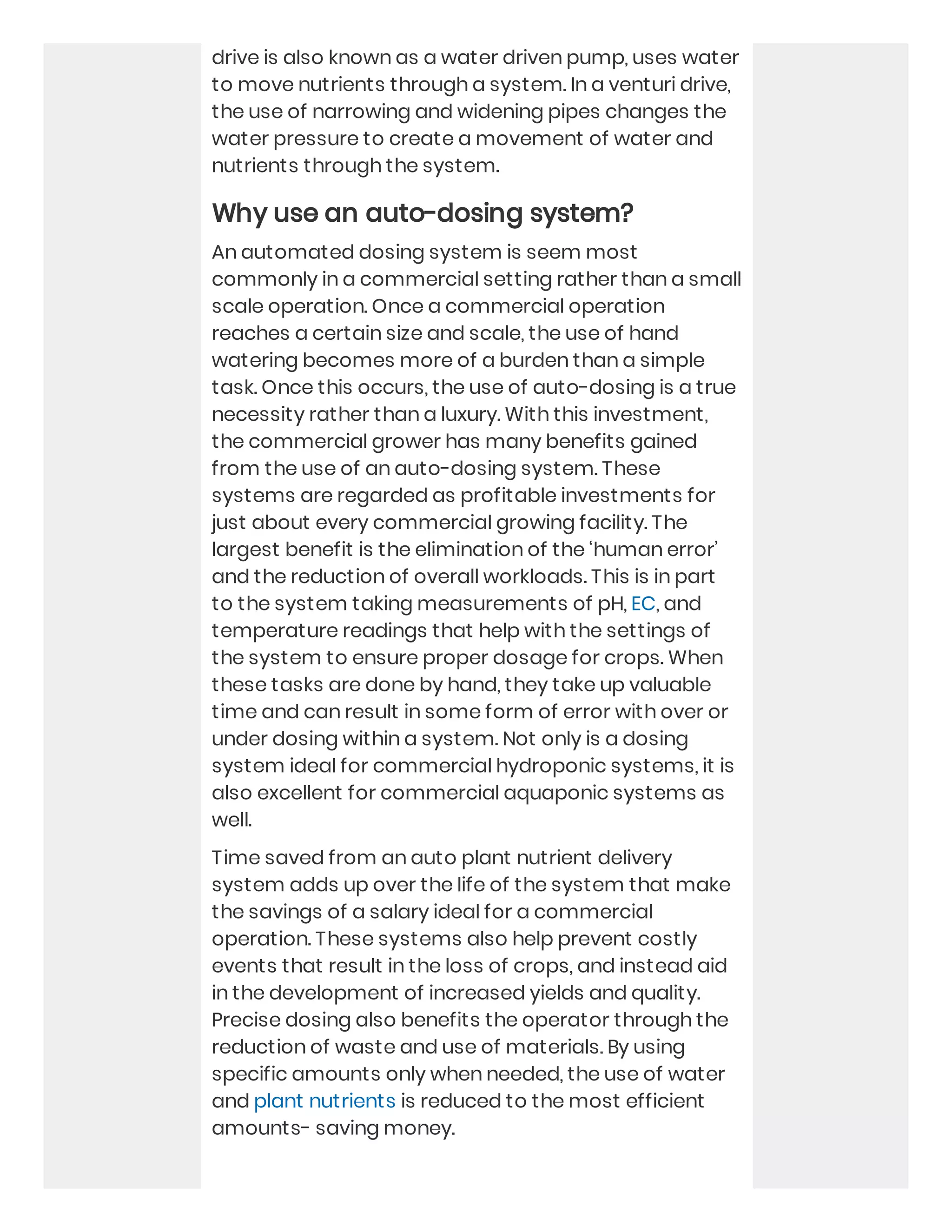 Automated plant nutrient delivery systems | PDF