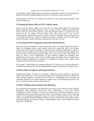 AUTOMATED POLICY COMPLIANCE AND CHANGE DETECTION MANAGED SERVICE IN DATA NETWORKS | PDF