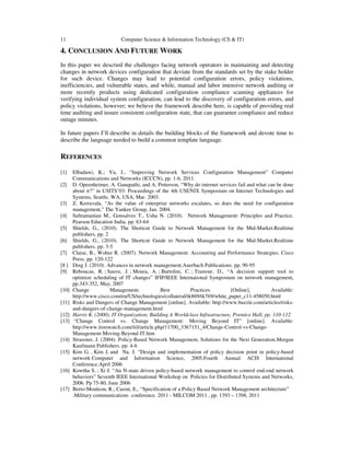 AUTOMATED POLICY COMPLIANCE AND CHANGE DETECTION MANAGED SERVICE IN ...