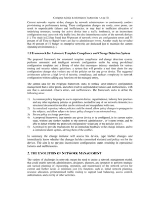 AUTOMATED POLICY COMPLIANCE AND CHANGE DETECTION MANAGED SERVICE IN ...