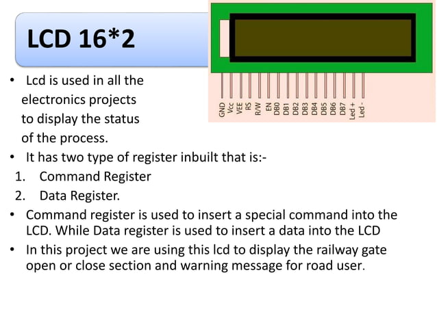 automatic railway gate control system using arduino | PPTX
