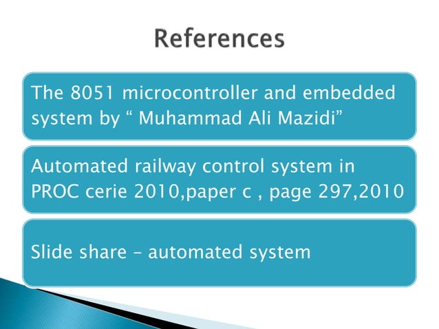 automatic railway gate control system using arduino | PPTX
