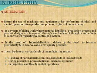 Automated process control systems | PPTX