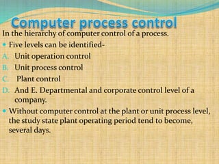 Automated process control systems | PPTX
