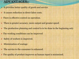 Automated process control systems | PPTX