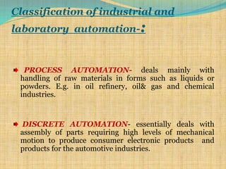 Automated process control systems | PPTX