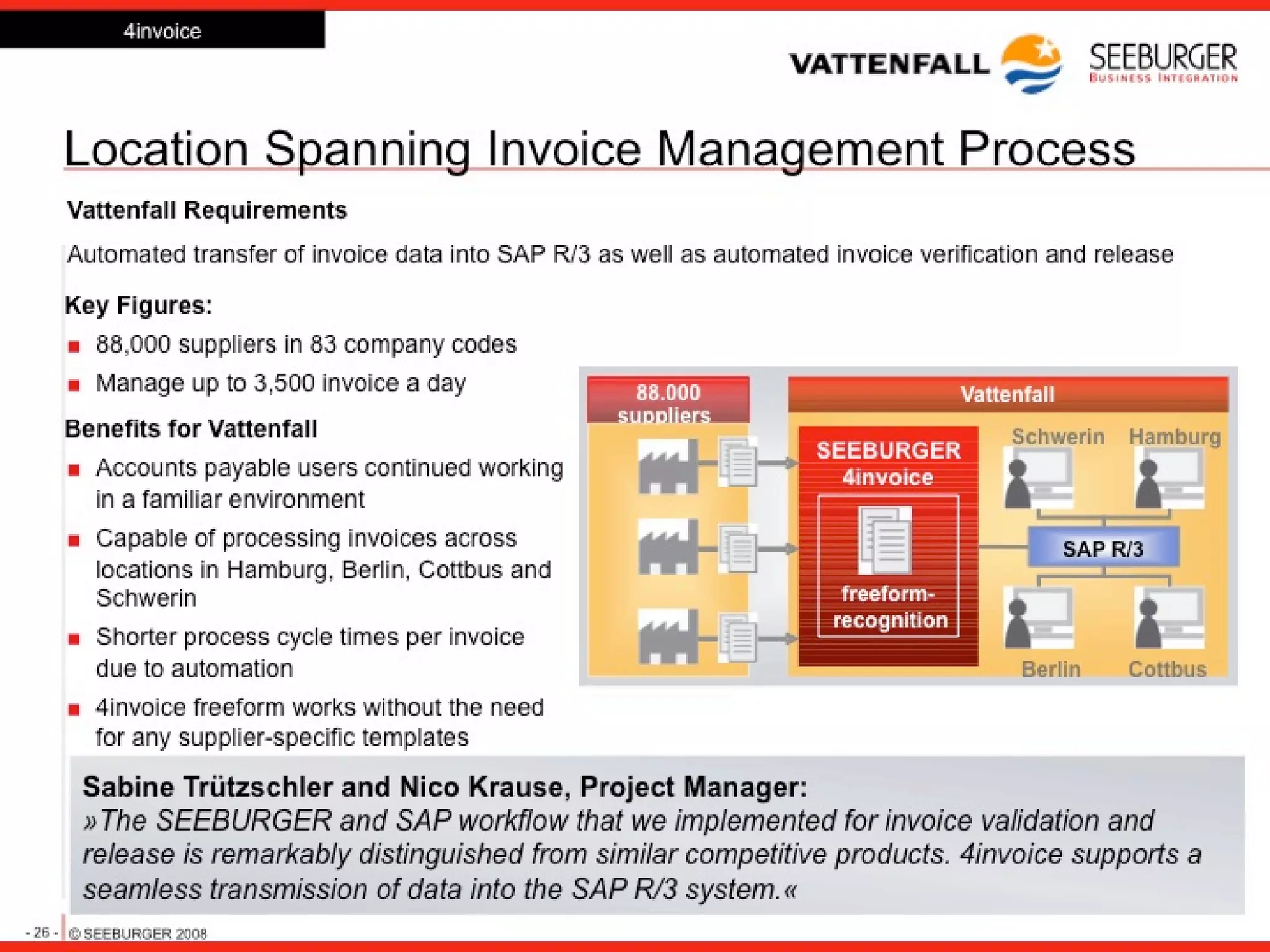 Automated Processing Of Paper Invoices In Sap Systems | PDF