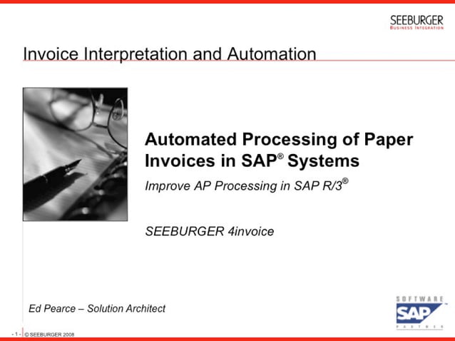 Automated Processing Of Paper Invoices In Sap Systems | PDF
