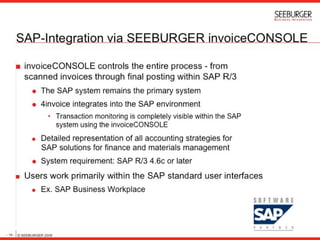 Automated Processing Of Paper Invoices In Sap Systems | PDF