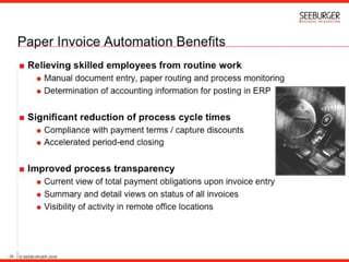 Automated Processing Of Paper Invoices In Sap Systems | PDF