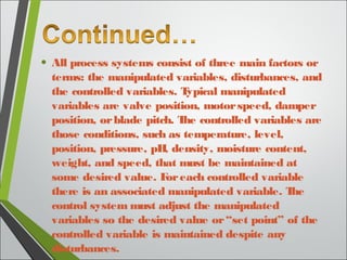 Automated process systems | PPT