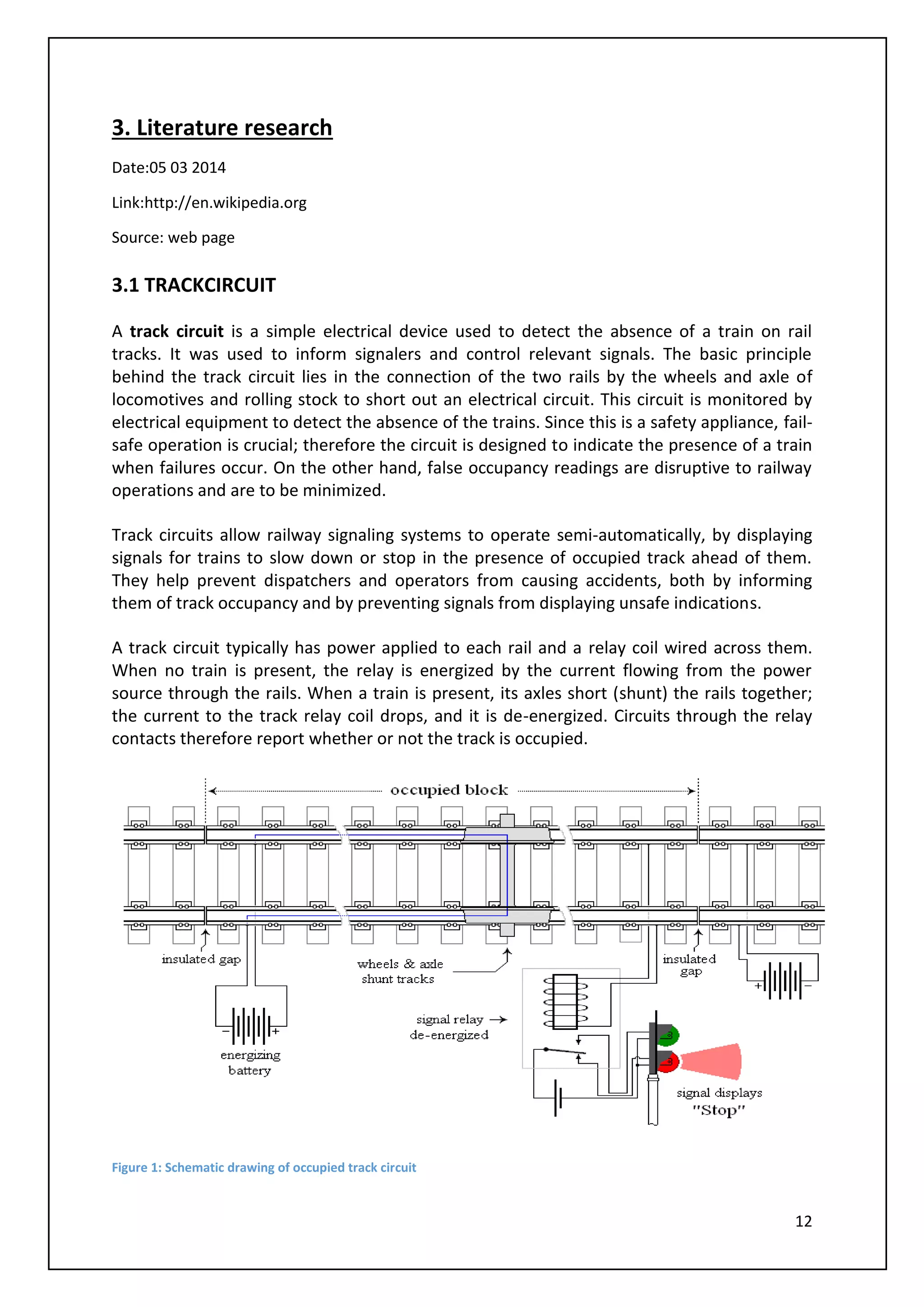 Automated railway level crossing protection system-track circuit | PDF