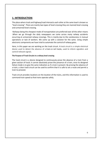 Automated railway level crossing protection system-track circuit | PDF