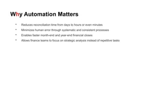 Automated Reconciliation: Process, Types & Benefits | PPTX