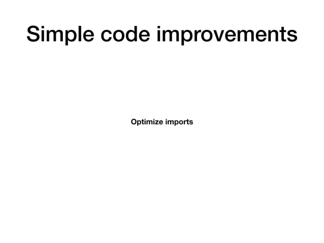 Automated Refactoring With Intellij Idea Pdf Programming Languages Computing