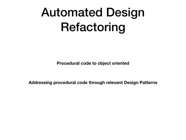 Automated Refactoring With PyCharm | PPT