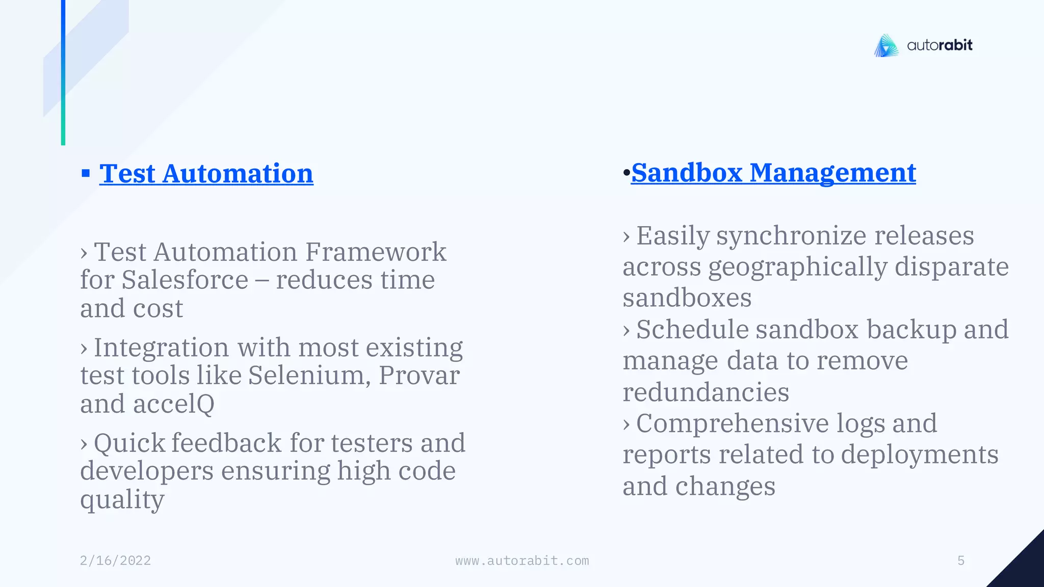 Automated release management for salesforce | PPT