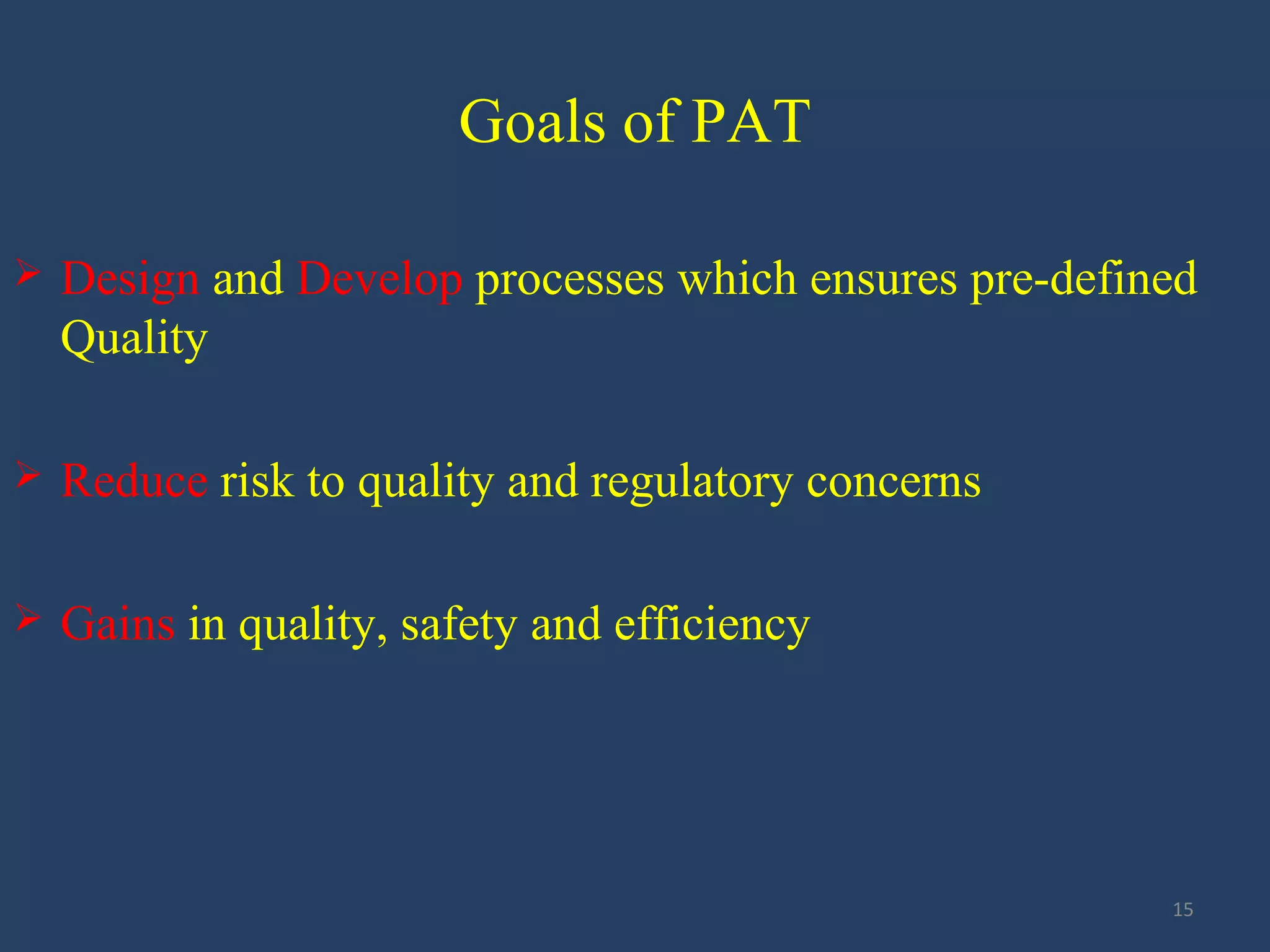 Automated release of water using on line TOC analysis and FDA risk ...