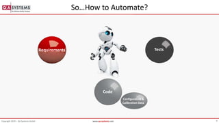 Automated requirements based testing for ISO 26262 | PPTX