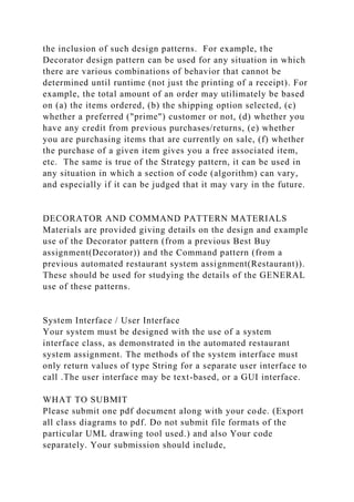 Automated Restaurant System (Command Design Pattern)PROBLEMY.docx