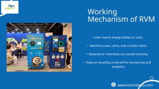 Automated Reverse Vending Machine for Smart Recycling & Rewards.pptx