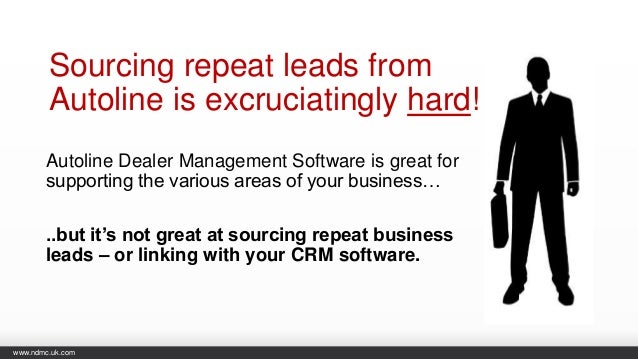 Automated sales leads from your autoline dms for vauxhall dealerships