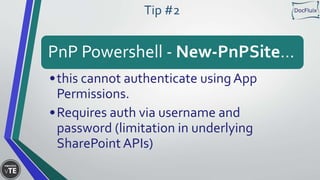 Modern Automated Site Provisioning for SharePoint Online | PPTX