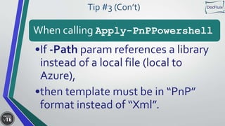 Modern Automated Site Provisioning for SharePoint Online | PPTX