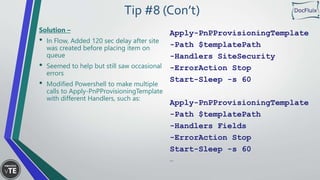Modern Automated Site Provisioning for SharePoint Online | PPTX
