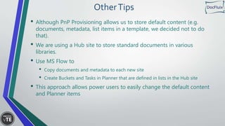 Modern Automated Site Provisioning for SharePoint Online | PPTX