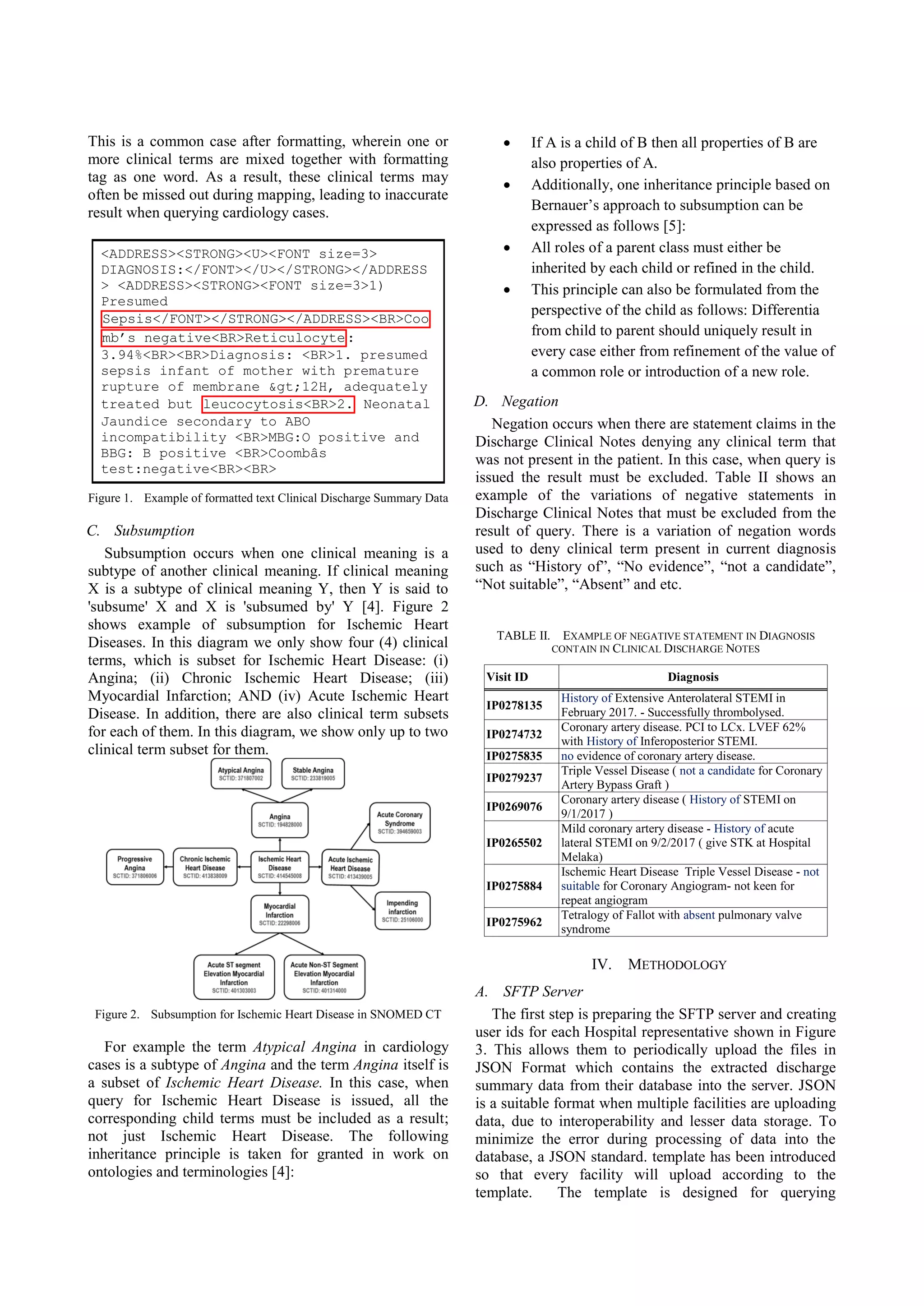 Automated snomed ct mapping of clinical discharge summary data for ...