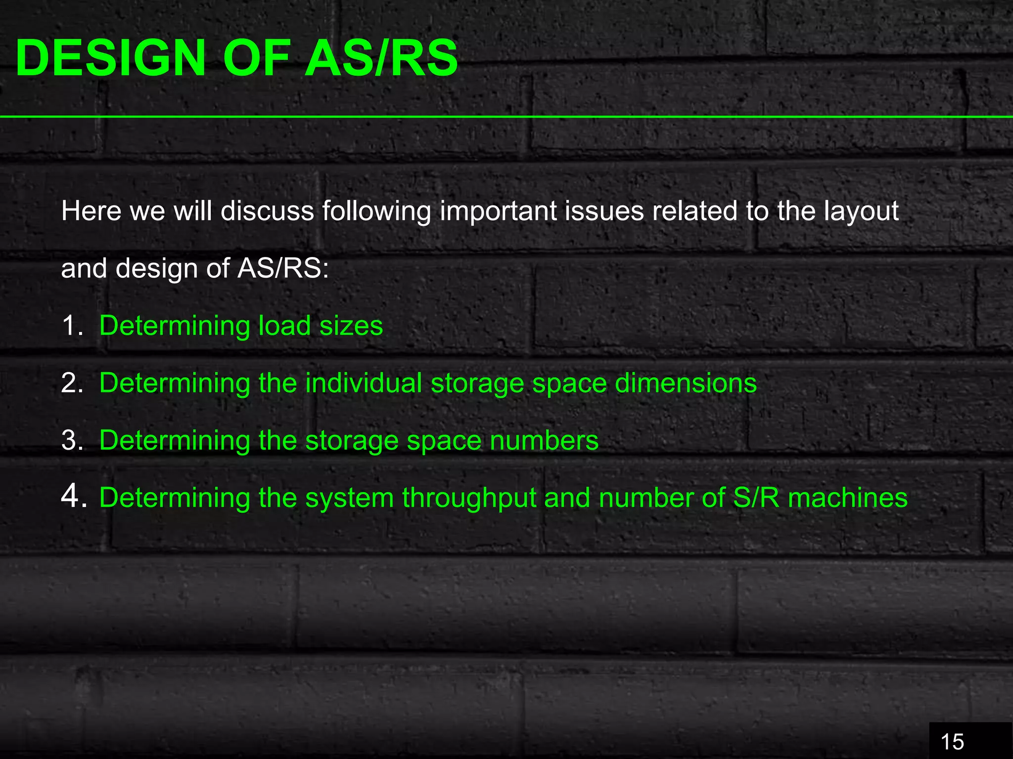 Automated Storage And Retrieval Systems Pptx Data Storage And