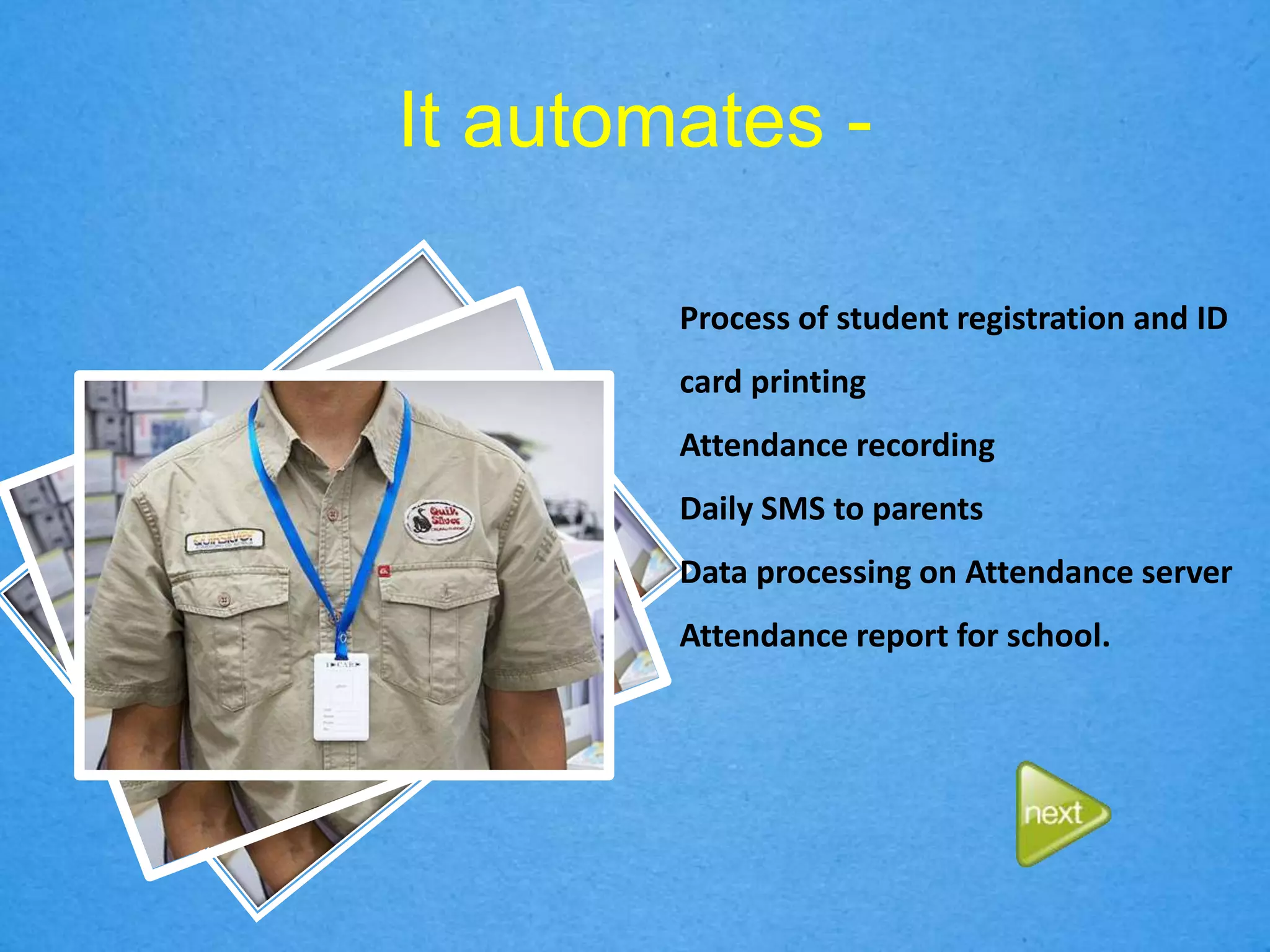 Presenting the new RFID and sms based digital attendance system.At just ...