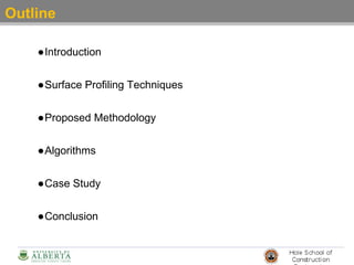 Automated surface profiling | PPT