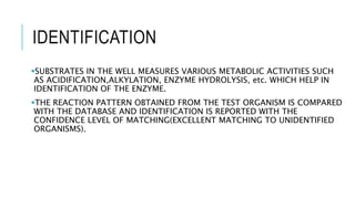 Automated system for bacterial identification | PPTX