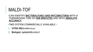 Automated system for bacterial identification | PPTX