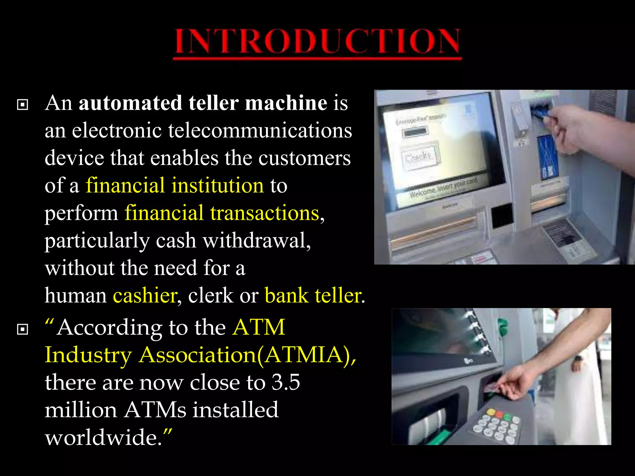 Automated teller machine | PPT