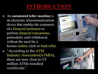 Automated teller machine | PPT