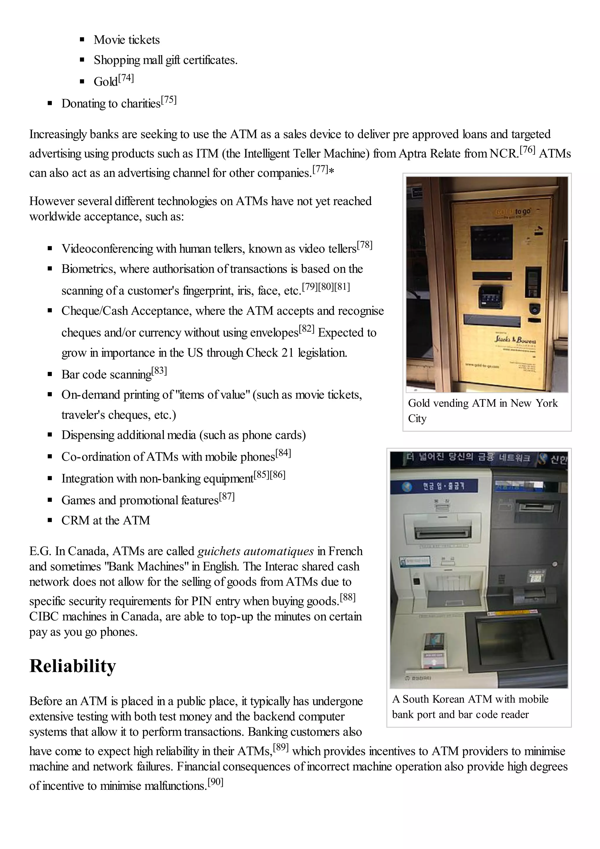 Automated teller machine wikipedia, the free encyclopedia | PDF