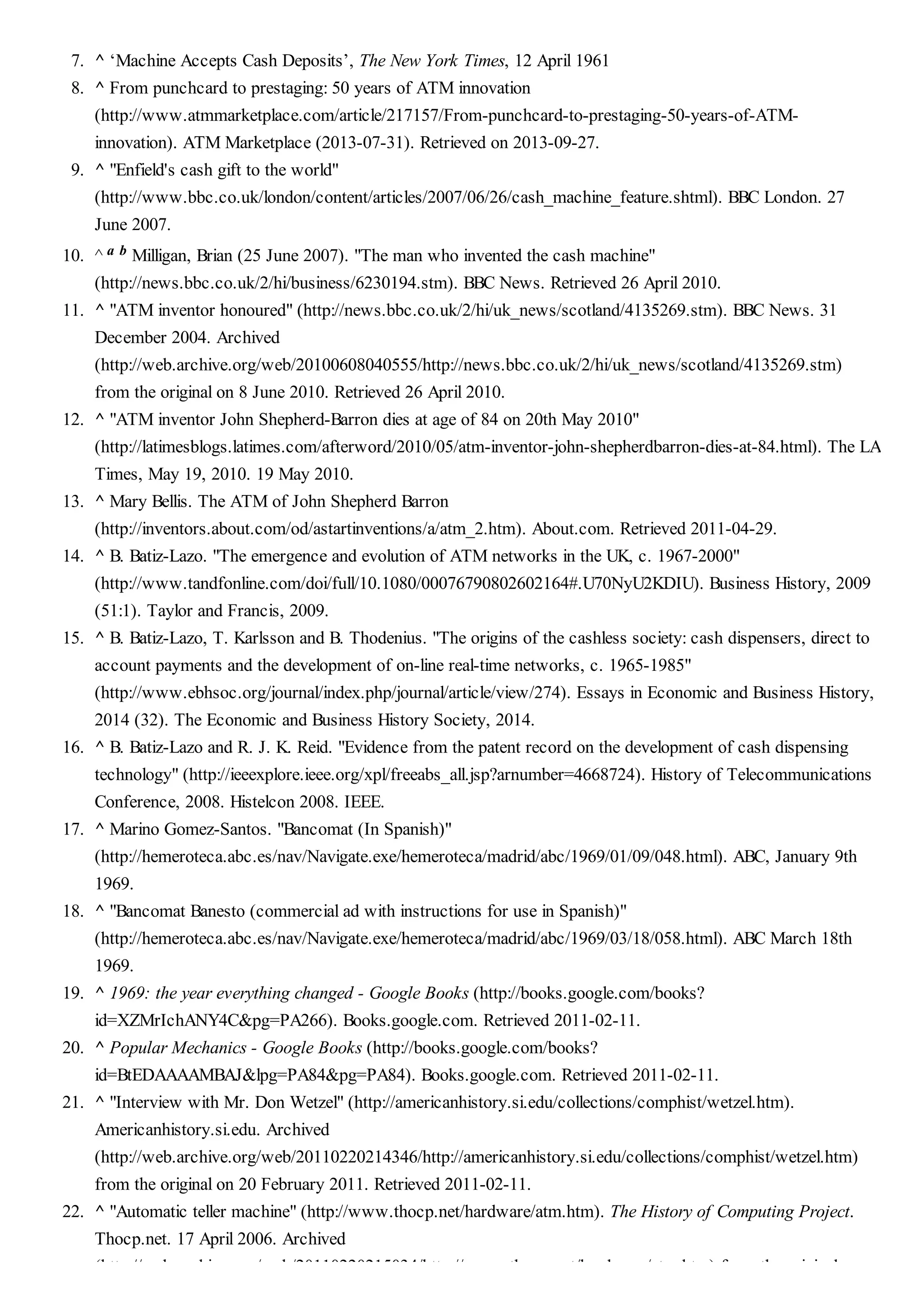 Automated teller machine wikipedia, the free encyclopedia | PDF