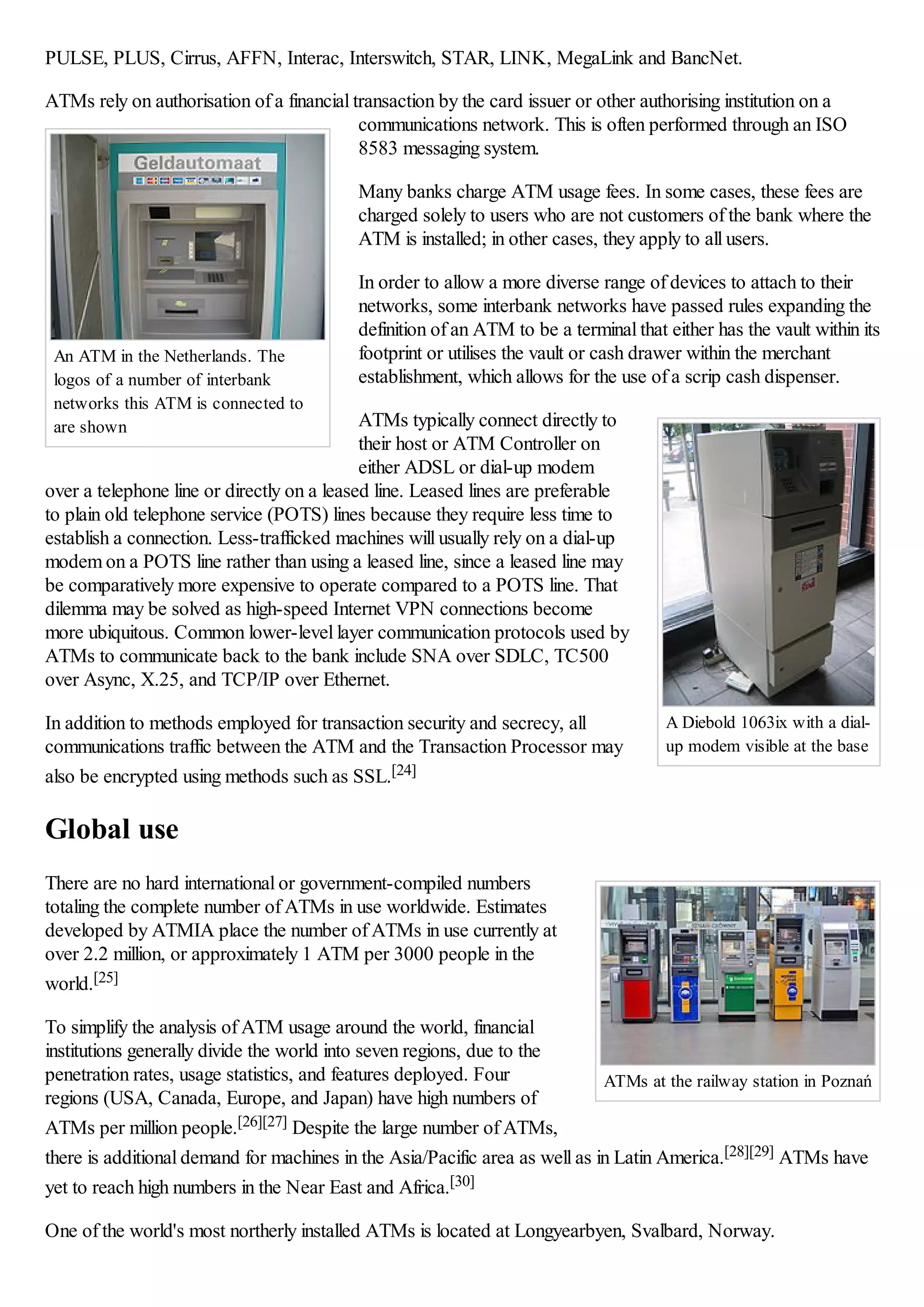 Automated teller machine wikipedia, the free encyclopedia | PDF
