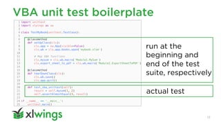 Automated testing of Excel Workbooks | PDF