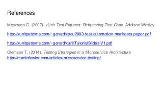 Automated testing - back to the roots | PPT
