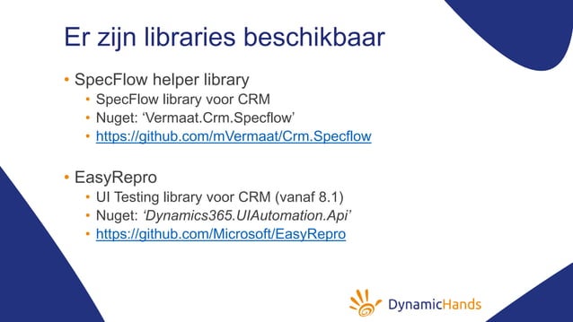 Automated Testing With Specflow Ppt
